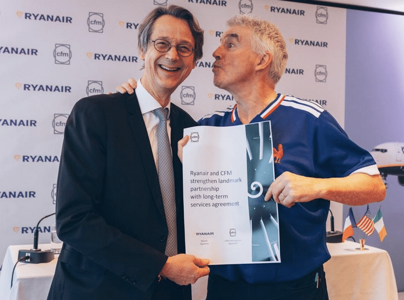 Ryanair and CFM Sign Multi-Billion-Dollar Engine Material Services ...